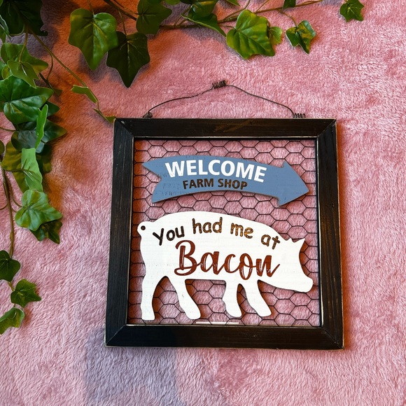 Wall Decor | Bacon Sign | Poshmark